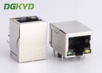 China Custom 100base RJ45 Network Port with Internal Transformer for CCTV Camera - 8 Contacts, -40 to +85℃ Range for sale