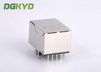 China 90 Degree 8P8C RJ45 Jack with Transformer - 10/100Base-T Compatible, -40°C to +85°C Operating Range for sale