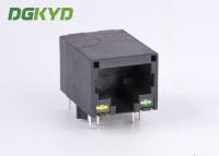 China IEEE802.3u RJ45 Modular Connector with PoE Support - 10/100 BASE-TX, 8 Positions, -40°C to +85°C Operating Temperature for sale