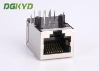 China Single Port 10/100 Base RJ45 Connector Module with Integrated Transformer - 8 Position, -40℃ to +85℃ Operation for sale