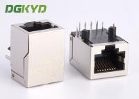 China Single Port 10/100 Base RJ45 Connector Module with Integrated Transformer - 8 Position, -40℃ to +85℃ Operation for sale