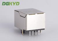 China Single Port RJ45 Female Ethernet Jack with Filter - 8 Position Side Entry Connector for 10/100 BASE-TX Networks for sale
