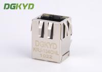 China Net Bridge RJ45 Connector with LAN Filter 10/100 BASE-TX Side Entry 8-Position Modular Jack for sale
