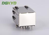 China KRJ-141SHNL RJ45 Modular Jack with Network Filter and LED Indicators - 10/100 BASE-TX, 8-Position, -40℃ to +85℃ Operation for sale