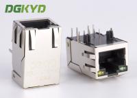China KRJ-141SHNL RJ45 Modular Jack with Network Filter and LED Indicators - 10/100 BASE-TX, 8-Position, -40℃ to +85℃ Operation for sale