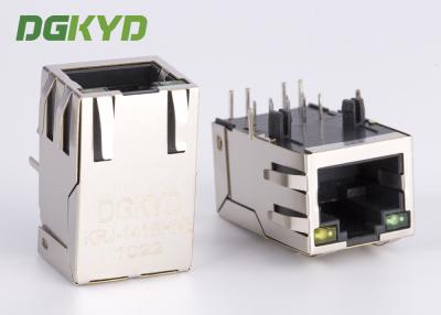 China KRJ-141SHNL RJ45 Modular Jack with Network Filter and LED Indicators - 10/100 BASE-TX, 8-Position, -40℃ to +85℃ Operation for sale