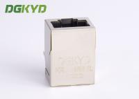 China Shielded RJ45 Magnetic Modular Jack Right Angle 8-Position 10/100/1000/10G BASE-T Connector KRJ-146BNL for sale