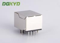 China Shielded RJ45 Magnetic Modular Jack Right Angle 8-Position 10/100/1000/10G BASE-T Connector KRJ-146BNL for sale