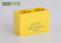 China 100 BASE Integrated Magnetics RJ45 Connector Tab Down with 350μH OCL and 0.5μH L.L for Telecom Networking for sale