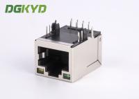 China RJ45 Shielded Female Connector 8P8C with Filter for 100 BASE-TX Networks -40℃ to +85℃ Operating Temperature for sale