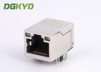 China RJ45 Shielded Female Connector 8P8C with Filter for 100 BASE-TX Networks -40℃ to +85℃ Operating Temperature for sale