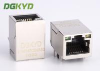 China RJ45 Shielded Female Connector 8P8C with Filter for 100 BASE-TX Networks -40℃ to +85℃ Operating Temperature for sale