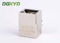 China Single Port Shielded RJ45 Modular Jack with Integrated Transformer - 1500Vrms Isolation, -40℃ to +85℃ Operating Range for sale