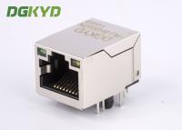 China 10 PIN RJ45 Connector with Integrated Magnetics for Gigabit Cat 6 - 350uH OCL, -40℃ to +85℃ Operating Range for sale