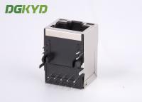 China 10 PIN RJ45 Connector with Integrated Magnetics for Gigabit Cat 6 - 350uH OCL, -40℃ to +85℃ Operating Range for sale