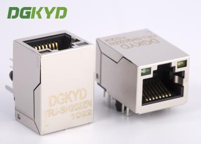 China 10 PIN RJ45 Connector with Integrated Magnetics for Gigabit Cat 6 - 350uH OCL, -40℃ to +85℃ Operating Range for sale
