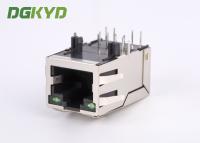 China Tap Up RJ45 with Transformer megabit ethernet magnetic connector jack custom for sale