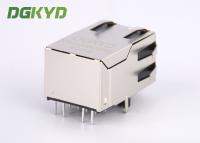 China Tap Up RJ45 with Transformer megabit ethernet magnetic connector jack custom for sale