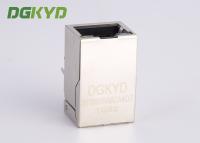 China TVS Protection 100 MB Rj45 Connector module with magnetics transformer for sale