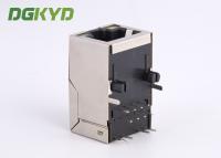 China TVS Protection 100 MB Rj45 Connector module with magnetics transformer for sale