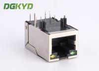 China TVS Protection 100 MB Rj45 Connector module with magnetics transformer for sale