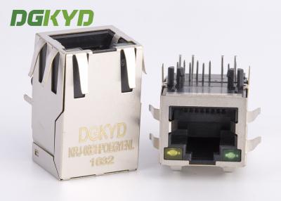 China PoE RJ45 Ethernet Connector side entry tab up 100Mb rj45 modular jack customized for sale