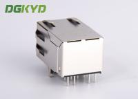 China Ethernet Port Integrated RJ45 Network Connector 8-Pin 25.4mm Tab-Up with 1000Base-T Support for sale