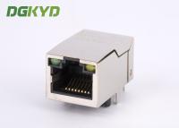 China RJ45 Female Connector with Isolation Transformer for 10/100BASE-TX Networks - 0.35mm Gold Contacts for sale