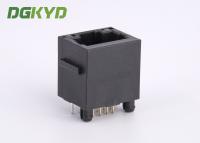 China KRJ-52T8811BL1NL Top Entry 8P8C CAT5 RJ45 Connector with Black PBT Housing -40℃ to +85℃ Temperature Range for sale