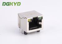 China Customized Single Port Metal Shield Rj45 Keystone Jack Without Transformer for sale