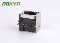 China Customized Single Port Metal Shield Rj45 Keystone Jack Without Transformer for sale