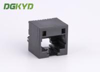 China 12.7mm Height Very Low 180 Degree RJ45 Keystone Jack Top Entry Lan Socket for sale
