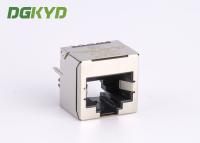 China 12.9mm Height Extra Low Vertical Insertion Rj45 Lan Jack Top Entry Keystone Jack for sale
