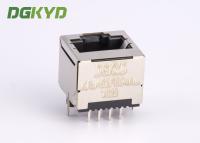 China 12.9mm Height Extra Low Vertical Insertion Rj45 Lan Jack Top Entry Keystone Jack for sale
