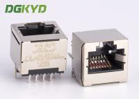 China 12.9mm Height Extra Low Vertical Insertion Rj45 Lan Jack Top Entry Keystone Jack for sale