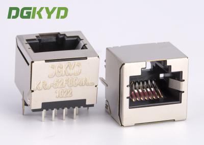 China 12.9mm Height Extra Low Vertical Insertion Rj45 Lan Jack Top Entry Keystone Jack for sale