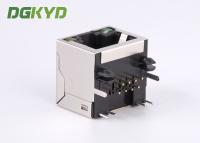 China Single Port RJ45 Shielded Modular Jack Connector 8p8c Cat6 15.75mm Length -40℃ to +85℃ Temperature Range for sale