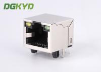 China Single Port RJ45 Shielded Modular Jack Connector 8p8c Cat6 15.75mm Length -40℃ to +85℃ Temperature Range for sale