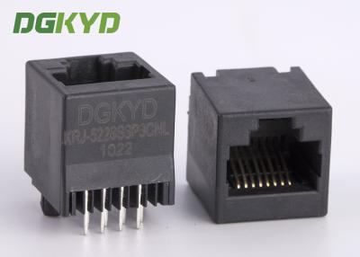China Unshielded 180 Degrees Top Insertion RJ45 Keystone Jack 8P8C Ethernet Socket Connector for Network Equipment for sale
