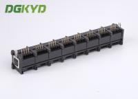 China 90 Degree Right Angle RJ45 Female Jack 8-Port Network Switch Connector - 1.5A 125V AC Rating for sale