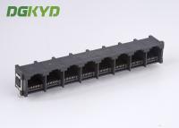 China 90 Degree Right Angle RJ45 Female Jack 8-Port Network Switch Connector - 1.5A 125V AC Rating for sale