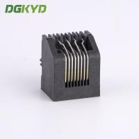 China 10/100/1000Base-TX RJ45 Network Connector 8p8c Ethernet Socket with 6μ Gold Plating and 750+ Cycle Durability for sale