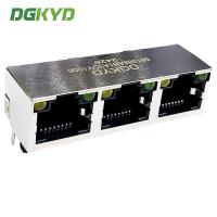 China RJ45 Connector Without Filter 1X3 Connector 8P8C Network Interface DGKYD561388AB1A3DY1006 for sale