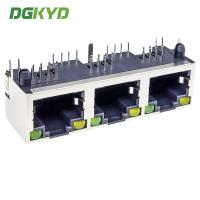 China RJ45 Connector Without Filter 1X3 Connector 8P8C Network Interface DGKYD561388AB1A3DY1006 for sale