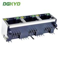 China RJ45 Connector Without Filter 1X3 Connector 8P8C Network Interface DGKYD561388AB1A3DY1006 for sale