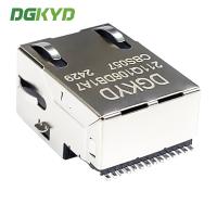 China RJ45 Gigabit Integrated Filter Network Connector SMT LCP Interface 8-Position 1000BASE-T DGKYD211Q106DB1A7CBS057 for sale