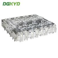 China SFP+ 1x4 Cage with Optical Tube SFP Connector - Multi Port EMI Shielded Fiber Cage for 0-85°C Operation for sale
