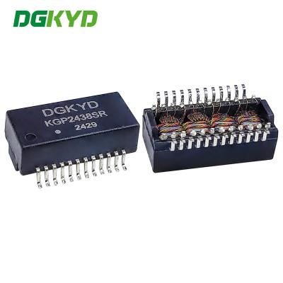 China KGP2438SR 1000M Base-T Network Transformer Ethernet Isolation Filter Ethernet Transformer SMD for sale