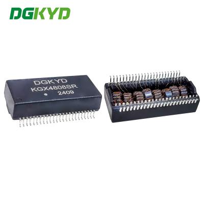 China KGX4808SR 1000M Base-T Network Transformer Ethernet Isolation Filter Ethernet Transformer SMD for sale