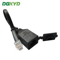 China Custom RJ45 6P6C/8P8C Ethernet Patch Cable with Dust Cap - 6.0mm Diameter, 0.3m to 30m Length Options for sale